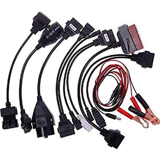 Vococal® OBD OBD2 OBDII Adaptateur Adapter Cable Pack for AUTOCOM CDP ...