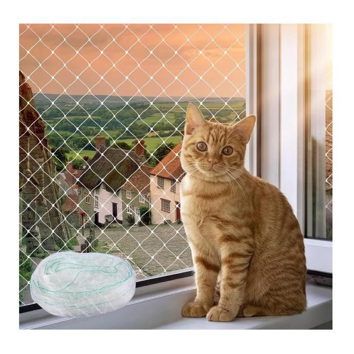 8 X 3M Filet De Protection Chat, Filet Protection Chat Nylon,Filet ...