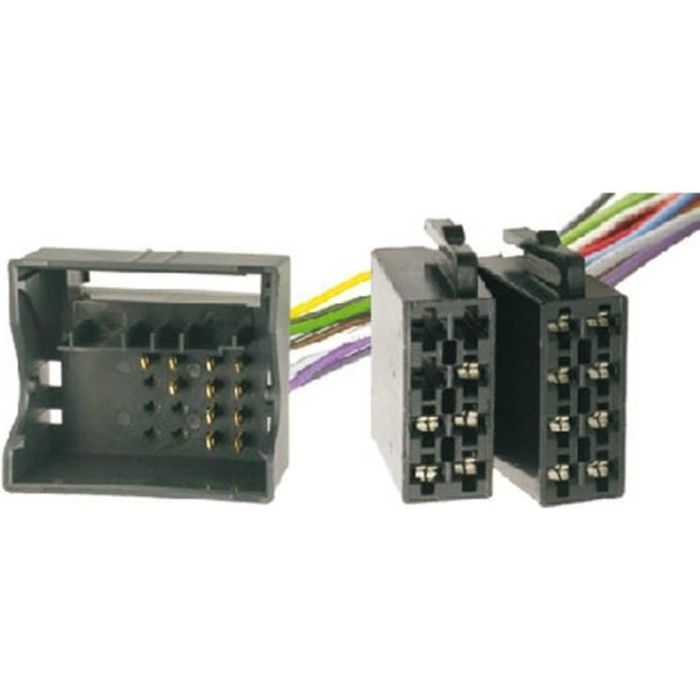 Adaptateur ISO Autoradio Audi/ Seat/ Skoda/ VW - Adnauto - ADN-AI453814 ...