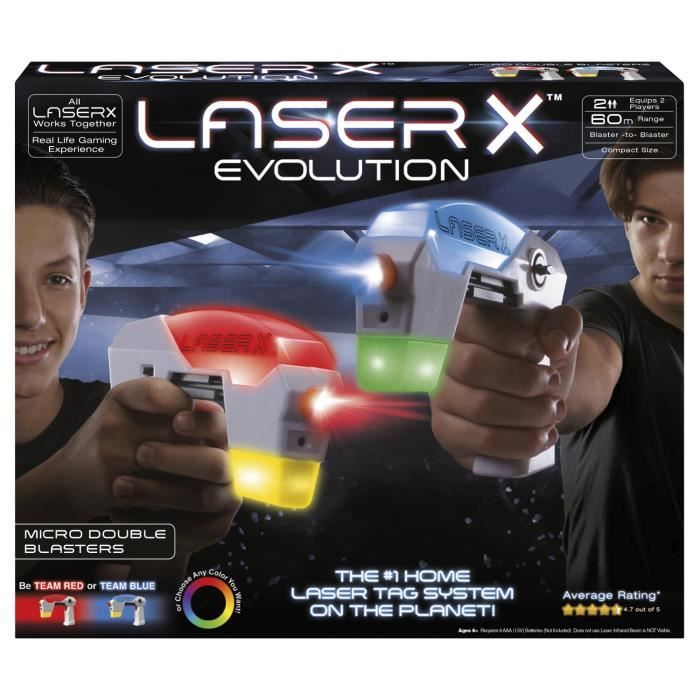 Blaster infrarouge - Laser X - Evolution Micro Blaster - Portée 60m ...