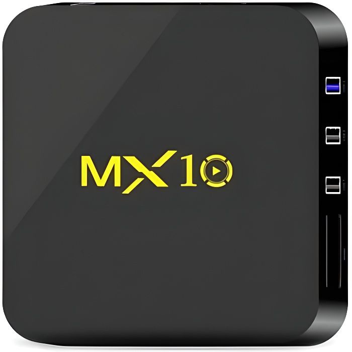 MX10 TV Box RK3328 Android 8.1 4 Go RAM 64 Go ROM 2.4G WiFi USB 3.0 100 ...