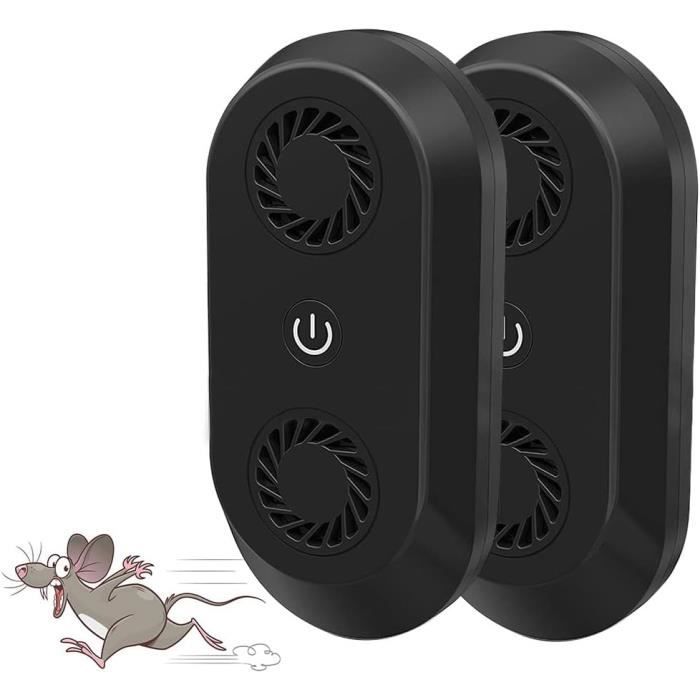 Répulsif Ultrason Anti Rongeur Insectes, 2 Pack Répulsif à ...