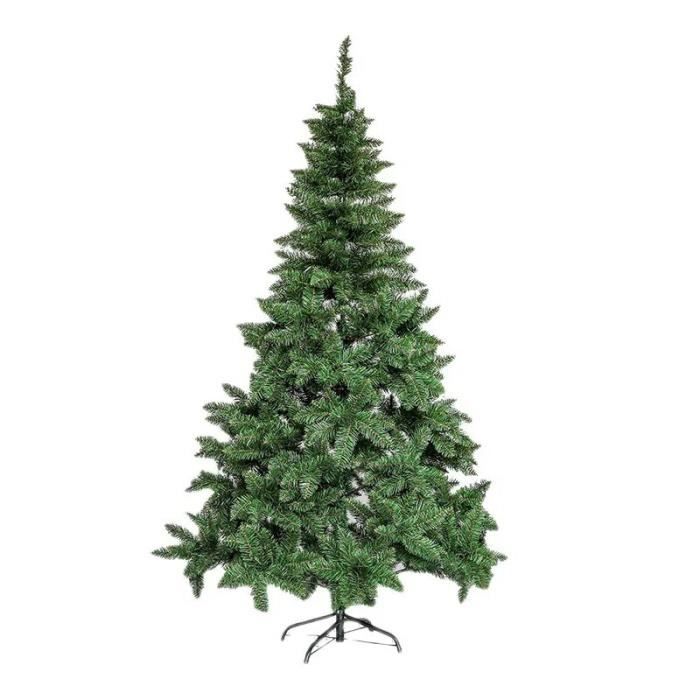 Sapin de Noël - Christmas Tree - 210 cm - PVC vert - Décoration ...