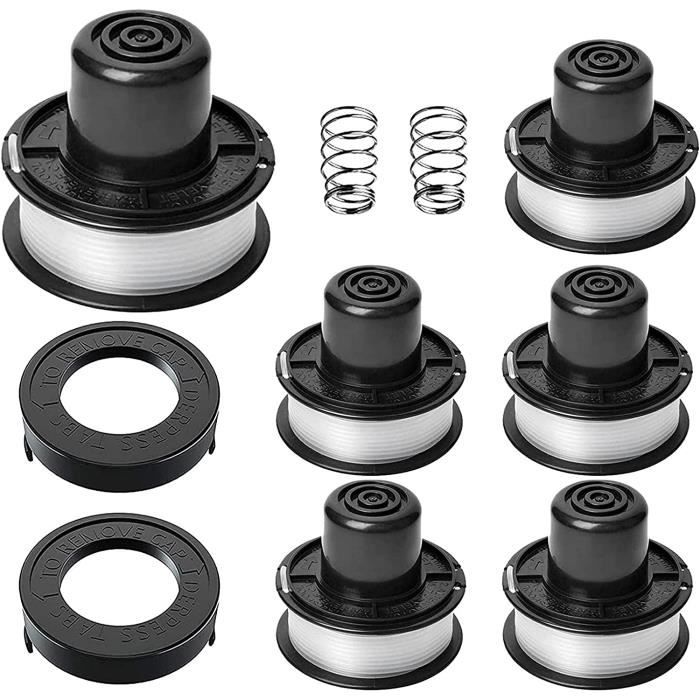 Ligne De Bobine Rechange Pour Coupe-bordures,Bobine Ligne Coupe-bordures Compatibles Avec BLACK ...