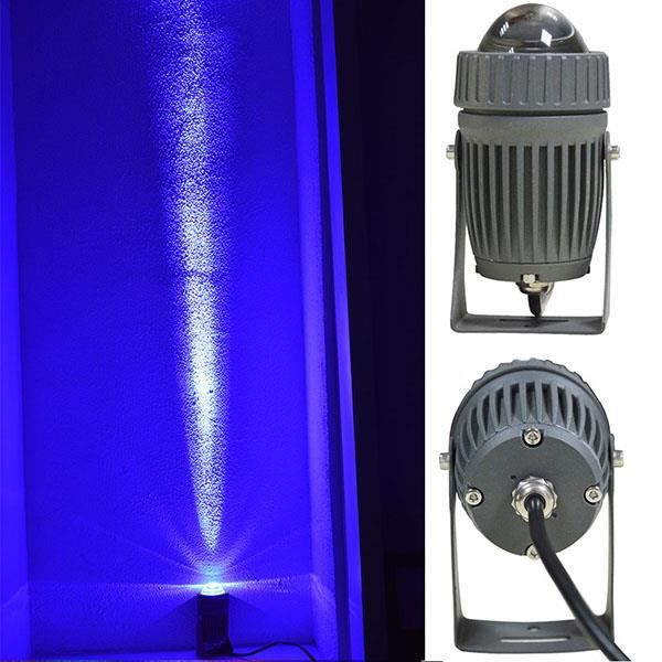 Bleu - 10W - Projecteur LED à faisceau étroit, éclairage'extérieur ...