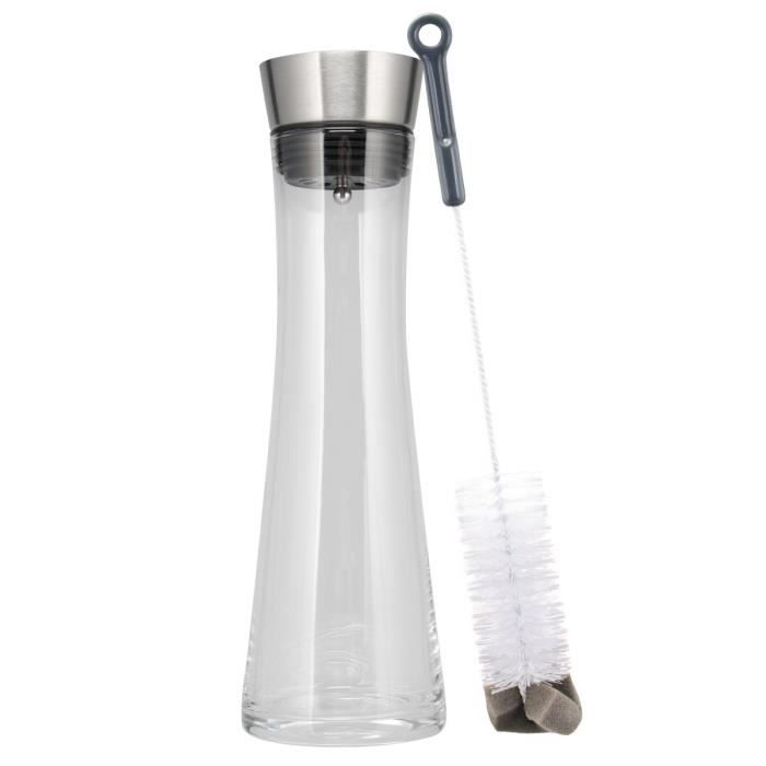 Carafe en verre bremermann AMISA 1,2 litres, bec fonctionnel, carafe à ...