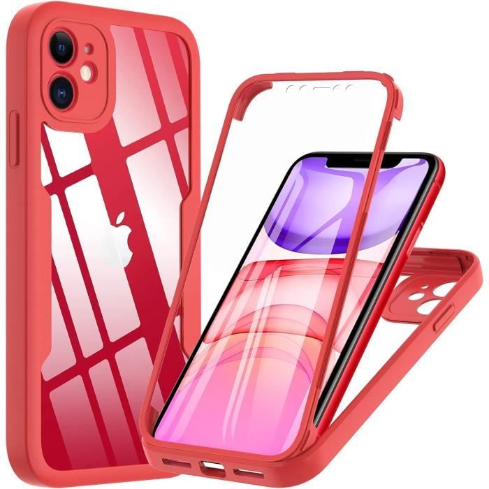 Coque Pour Iphone 11, Iphone 11 Coque Avec Protection D'Écran, 360 ...