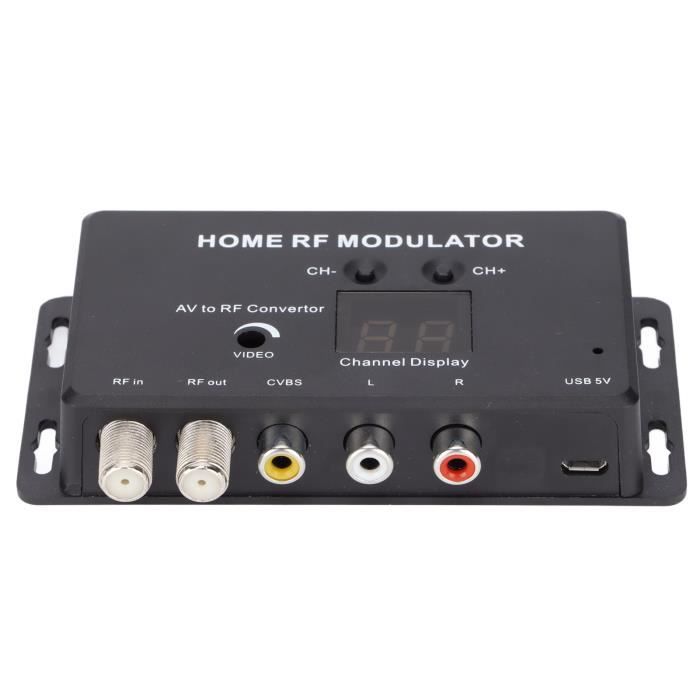 Modulateur TV Modulateur UHF Leftwei Modulateur UHF et Vidéo vers Canal ...