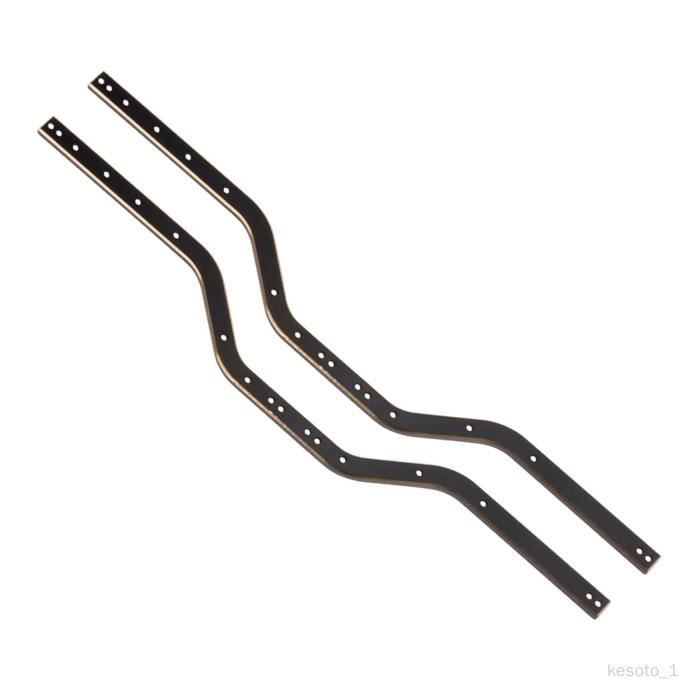 Rails de cadre de châssis de voiture RC en métal pour chenille Axial ...