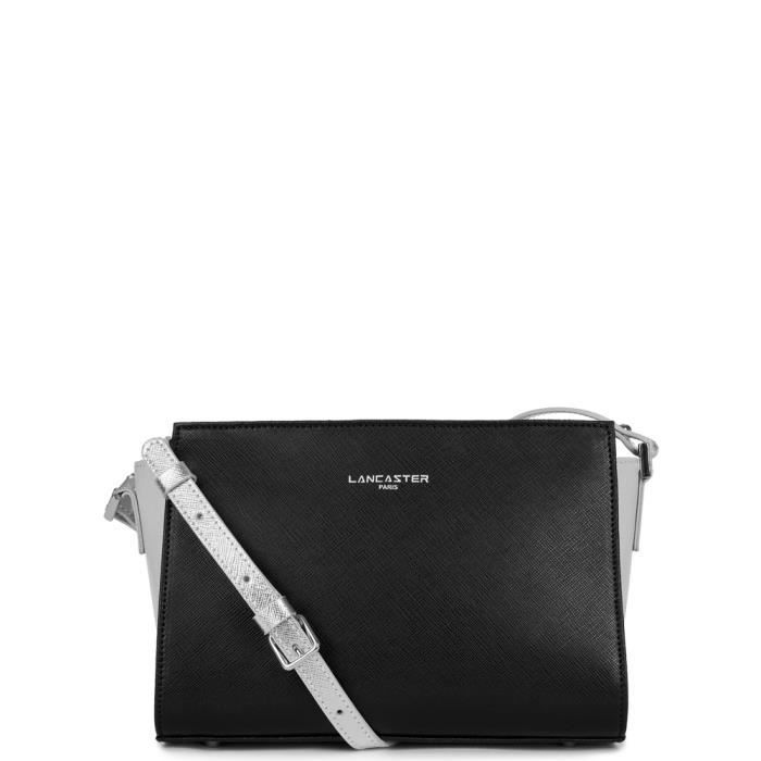 Sac Lancaster Adele cuir porté travers ref_lan40296 noir 24*17*7 Noir ...