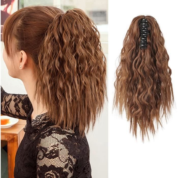 Extension De Cheveu Extensions Cheveux À Clipser Queue Cheval Courte ...