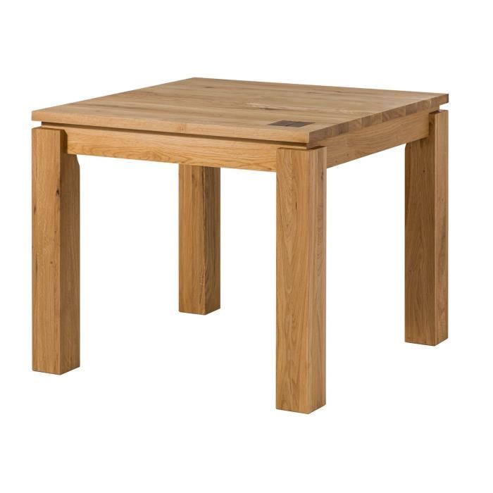 Table à manger 90x90 Chêne sauvage huilé Bois naturel GLASGOW N° 008 ...