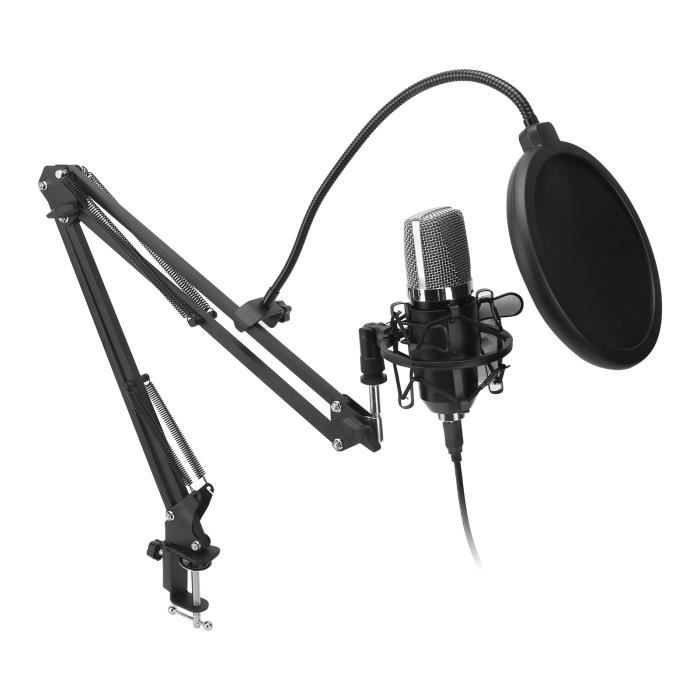 Microphone USB - OMABETA - Microphone à condensateur - Directionnel ...