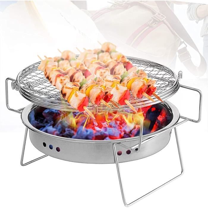 Barbecue Bbq Mini Poêle De Camping Pliable, Barbecue En Acier ...
