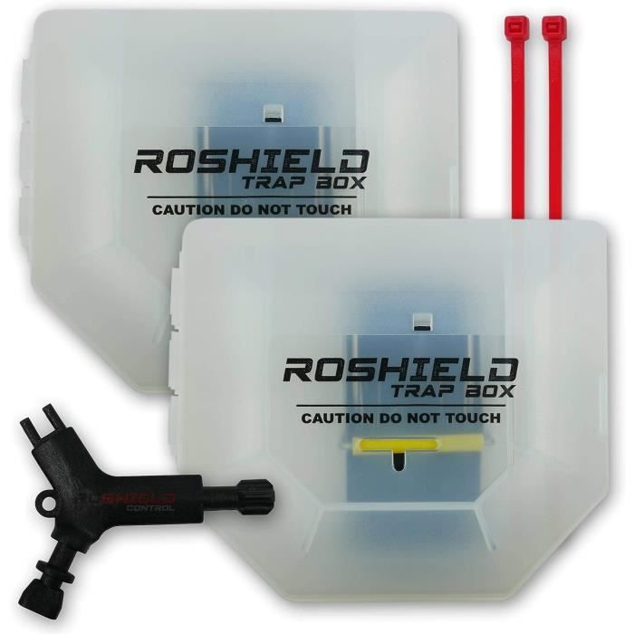 Roshield 2X boîte piège Souris Jeu Facile pour Les Souris de ...