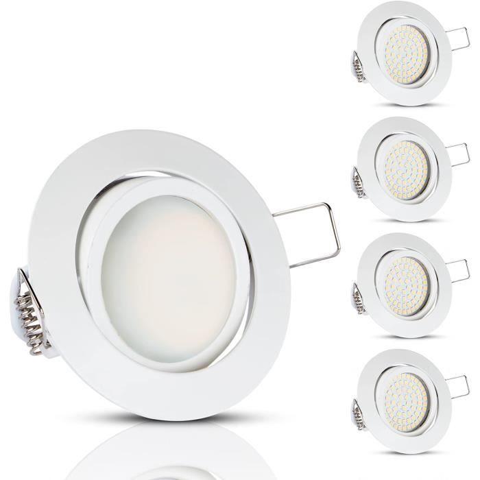 TEVEA Led Spot Encastrable Ultra Plat Led Modul Remplaçable 3.5W 350lm ...