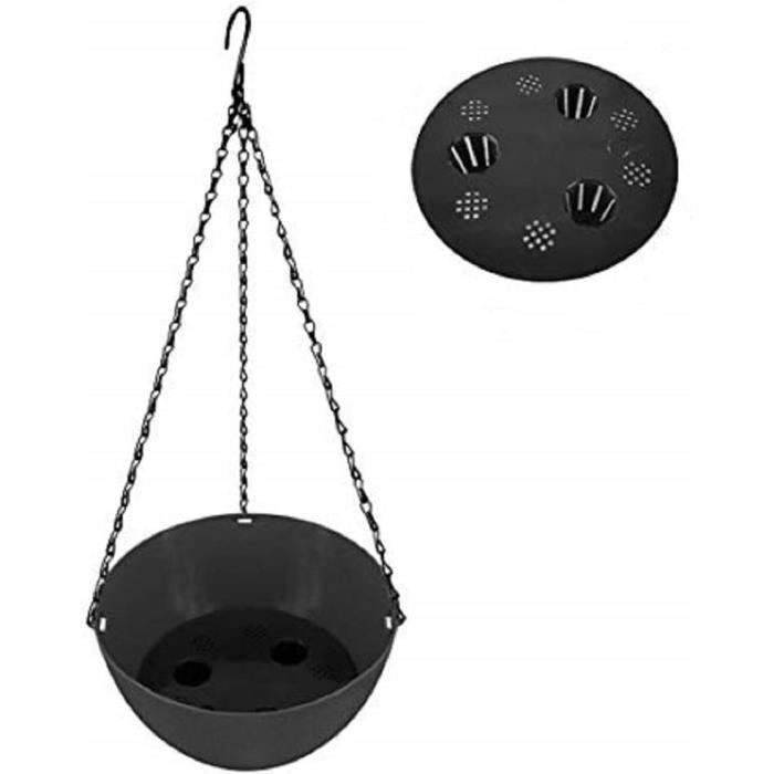Pot À Plantes Suspendu En Plastique Intérieur Extérieur, Jardinière ...