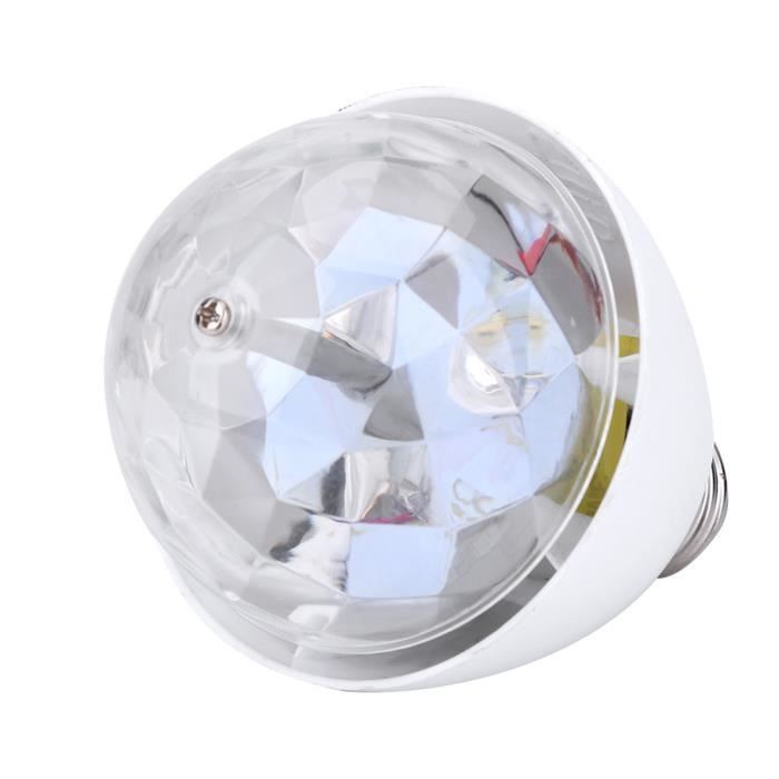 VGEBY Projecteur de scène LED RGB à rotation avec changement de couleur ...