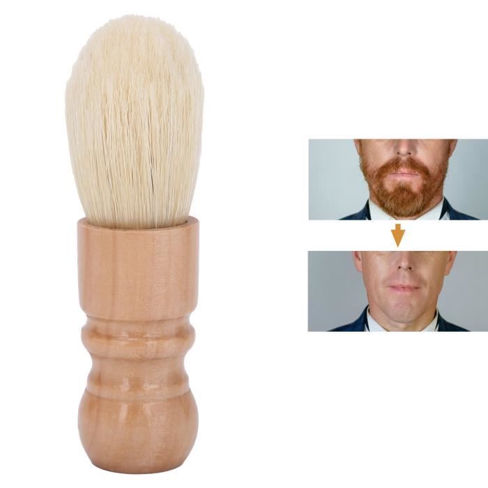 Zerodis Blaireau Barbe Brosse à Raser Barbe Moustache Poil Doux Mousse ...