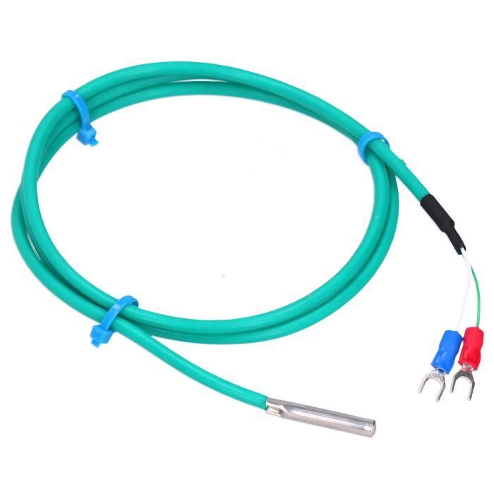 Thermocouple de sonde Thermocouple de Type K Capteur de Température en Silicone tanche Cable ...