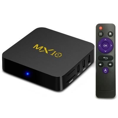 MX10 TV Box RK3328 Android 8.1 4 Go RAM 64 Go ROM 2.4G WiFi USB 3.0 100 ...