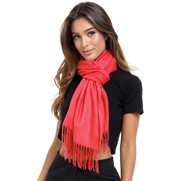 Écharpe Xxl Pour Femme - Longue Écharpe Poncho Écharpe Surdimensionnée ...