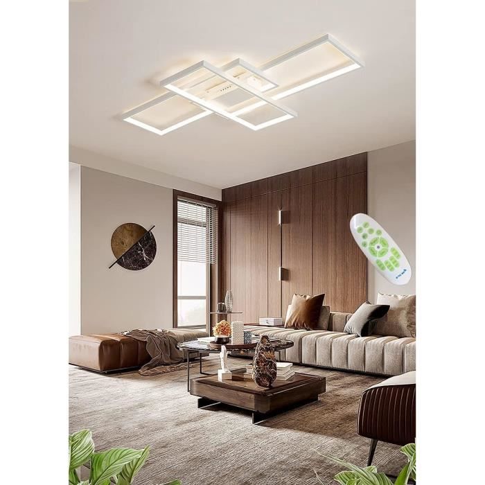 Plafond Led Salon Simple Plafonnier Contemporain Atmospheric Plafond ...