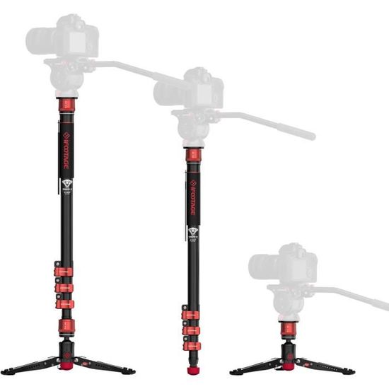 Cobra 3 A180F 3-En-1 Caméra Monopode Télescopique Vidéo Monopode ...