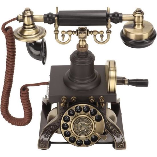 Nornward Téléphone Vintage, Téléphone À Cadran Rotatif, Téléphone Antique Européen Et Américain ...