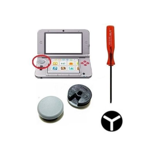 Joystick STICK NINTENDO 3DS 3DSXL 3DSLL 3DS XL 3DS LL tournevis triwing ...