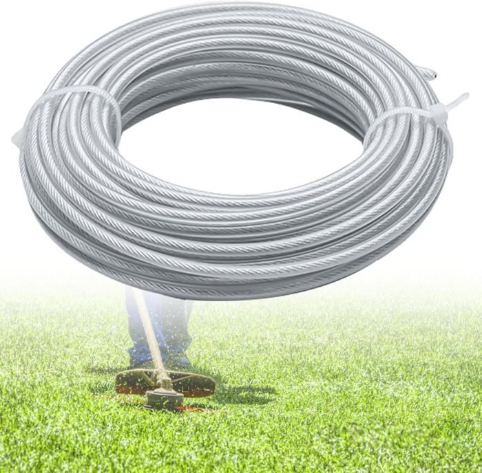 Fil de Coupe en Acier:Fil Coupe Bordure Bobine de Fil Rond Fil Coupe ...