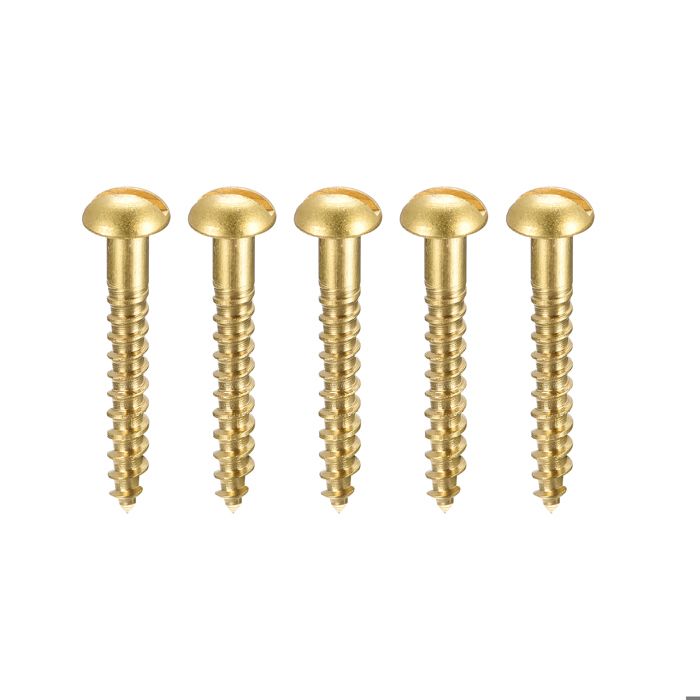 Vis auto-taraudeuse SOURCING MAP 50Pcs M3 x 25 mm Vis à bois tête ronde ...