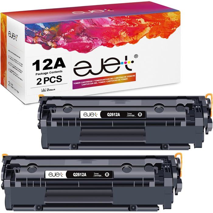 12A Compatible with HP 12A Q2612A Toner Cartridges for Laserjet 1010 ...