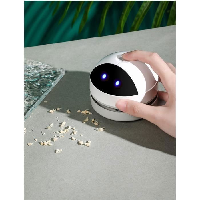 Aspirateur Mini - Robot - Portable - USB - Sans sac - Nettoyage à sec ...