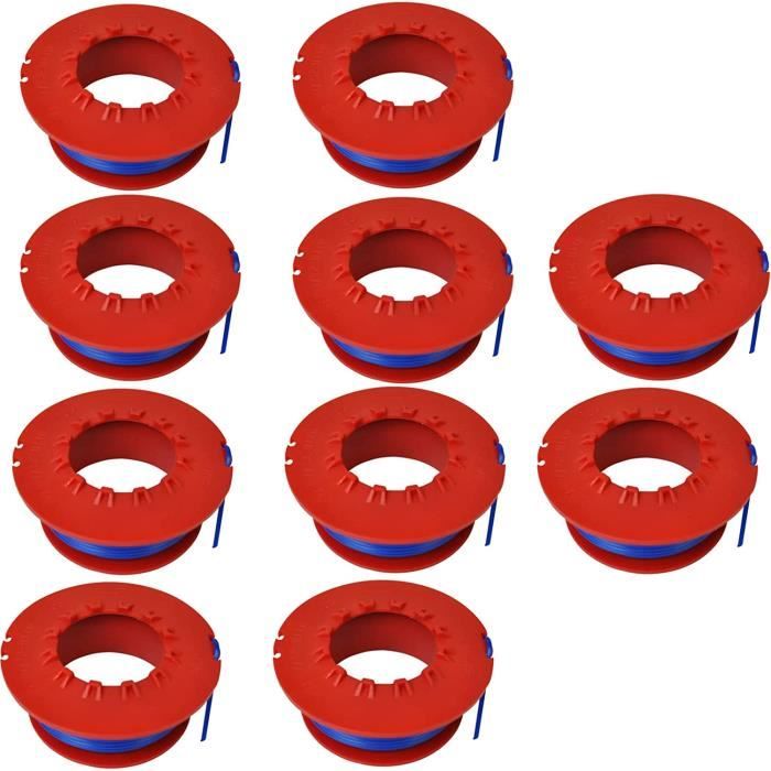 Lot De 10 Bobines Et Fil Pour Débroussailleuse Flymo Et21 Trim St ...