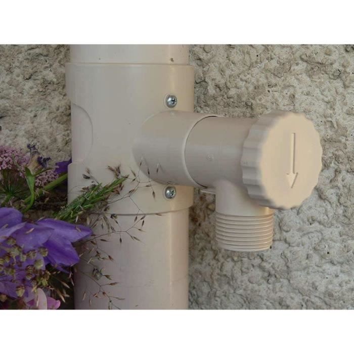 Collecteur-Récupérateur d'eau de Pluie pour Conduits Circulaire Sable ...