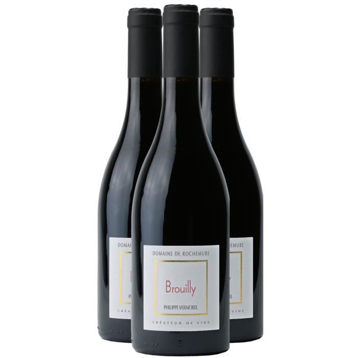 Brouilly Rouge 2022 - Lot de 3x75cl - Domaine de Rochemure - Vin AOC ...