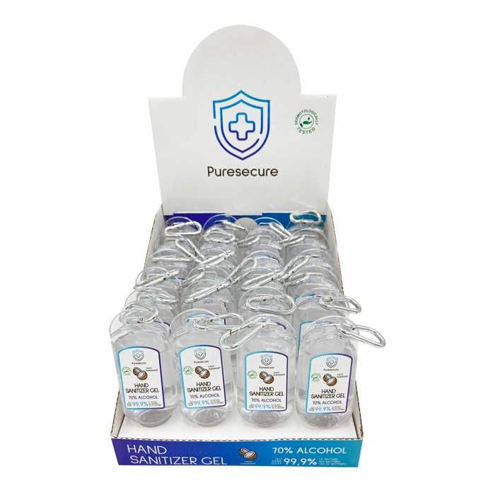 PureSecure - Shelf-Ready Display Gel Hydroalcoolique Senteur Coco 50ml (lot de 24) - Cdiscount ...