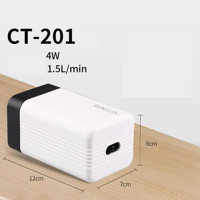 Filtration - pompe,SUNSUN – pompe à Air pour Aquarium,aérateur Ultra silencieux,compresseur d ...