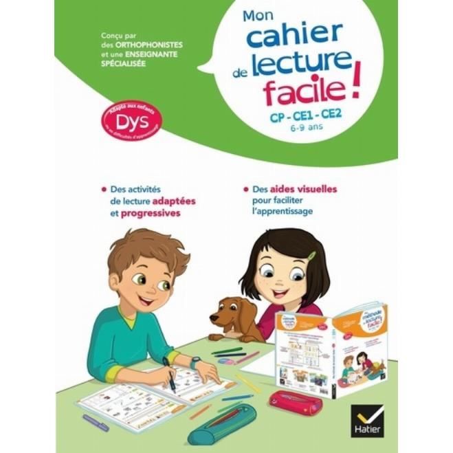 Mon cahier de lecture facile ! CP - CE1 - CE2. Edition 2021 [ADAPTE AUX ...
