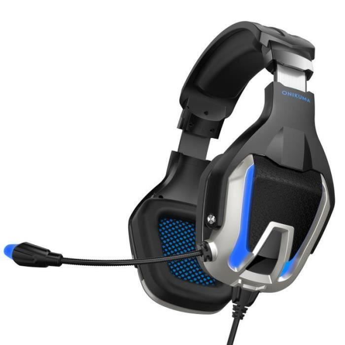 VoluPack® Casque Gamer avec Microphone LED Lumiere 4D Son Surround 71 ...