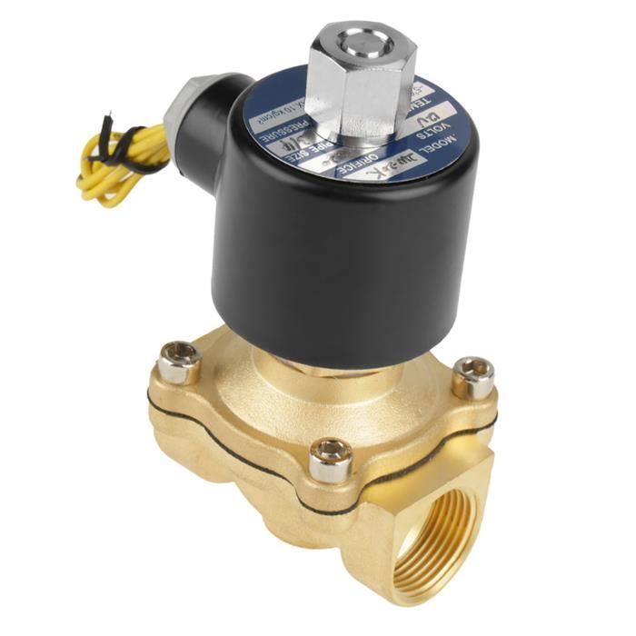 Électrovanne - CIKONIELF - 12V DC G3 - N/O - Laiton - Compacte et ...