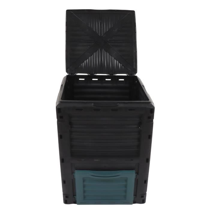 Cikonielf Bac à compost Composteur de Jardin, Tonneau à Compost de ...