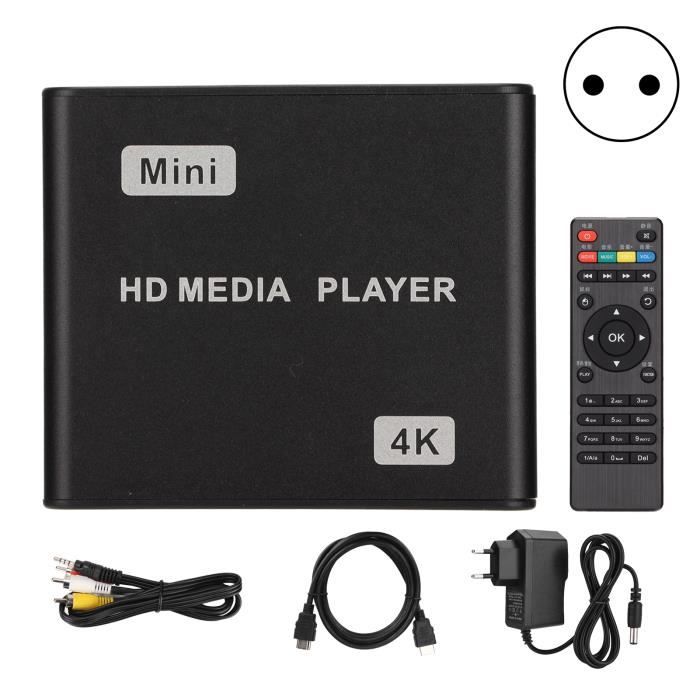 EBTOOLS Lecteur vidéo Full HD Lecteur multimédia 4K HD Mini lecteur ...