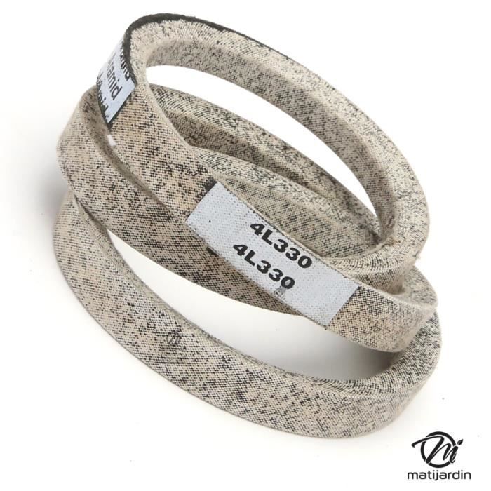 Courroie tondeuse 4L330 prix éco, Kevlar Trapézoïdale - 12,7 mm x 838 ...