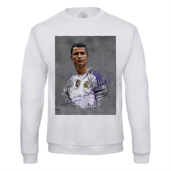 Sweat Shirt Homme Cristiano Ronaldo CR7 Madrid Football Star Artwork ...