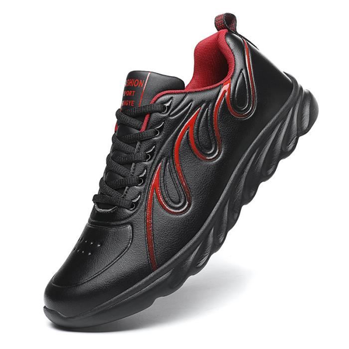 Baskets Homme Fashion Chaussures Sport Sneakers Noir - Cdiscount Chaussures