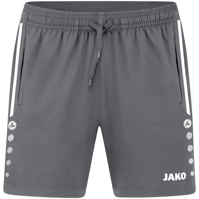 Short femme - JAKO Allround - Gris anthracite - Polyester recyclé ...