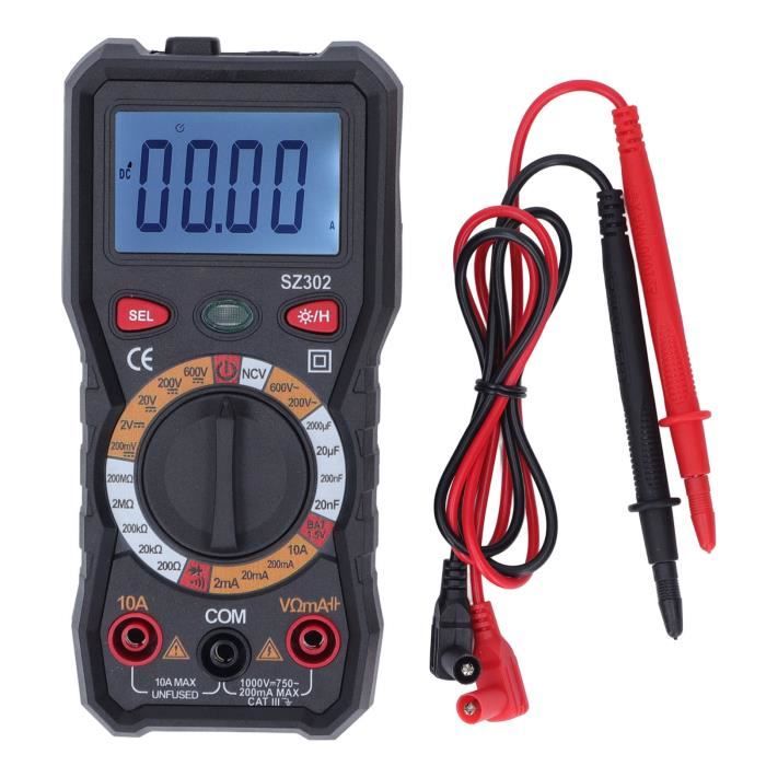 Sonew Digital Multimeter, Backlight High Accuracy Automatic Multimeter ...