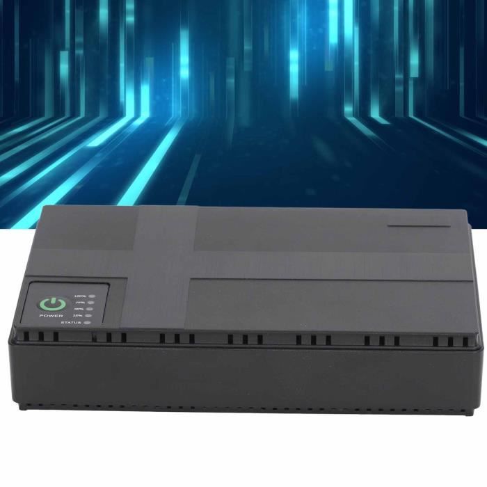 TBEST - Alimentation par batterie de secours UPS 10400mAh 5V 9V 12V 2A ...